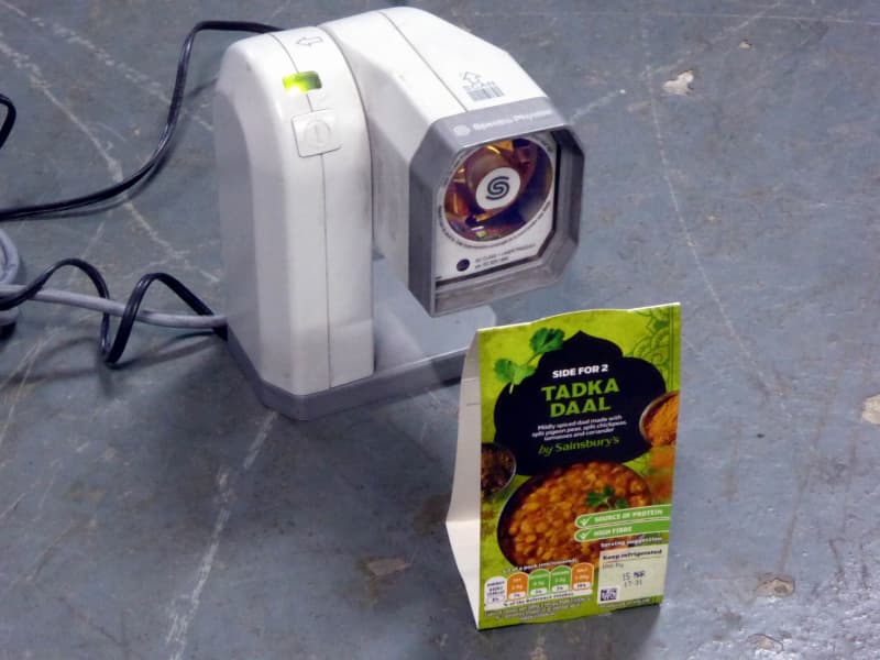 Practical counter top shop barcode laser scanner | Electro Props Hire