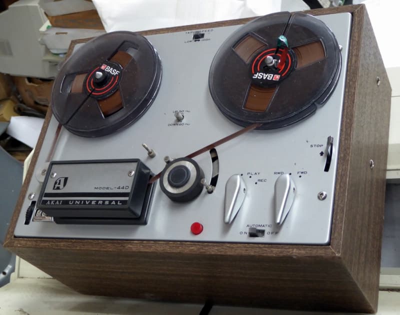 Practical Akai 1970s tape recorder | Electro Props Hire