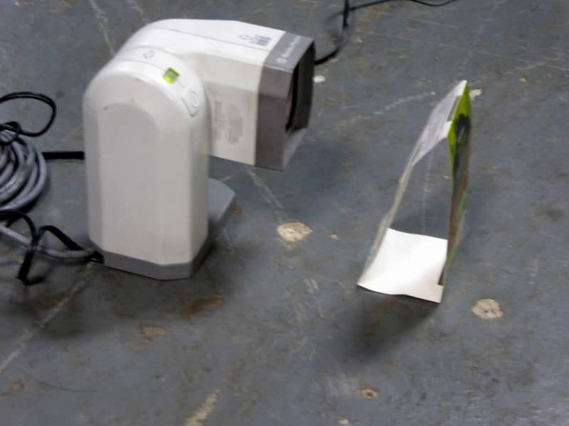 Practical counter top shop barcode laser scanner | Electro Props Hire