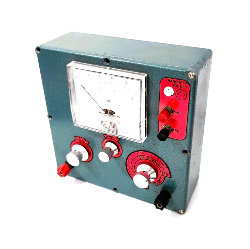 Home made laboratory multimeter in hammerite steel blue | Electro Props ...