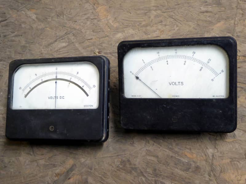 Roundy cornered rectangular black bakelite period electrical panel ...
