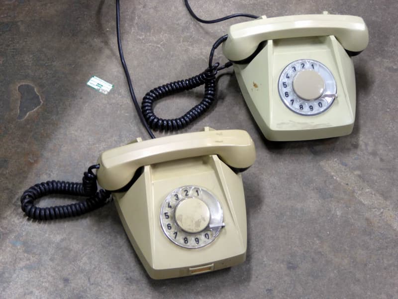 US/American style dial telephones | Electro Props Hire