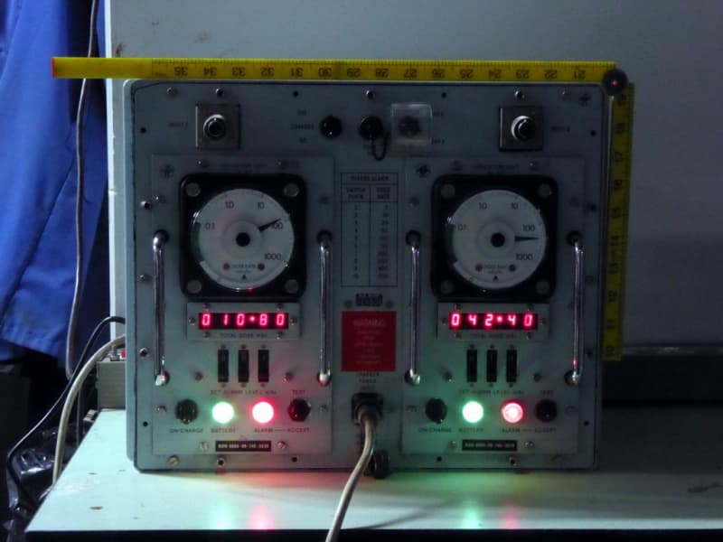 Practical navy ship/submarine radiation Geiger counter panel in ...