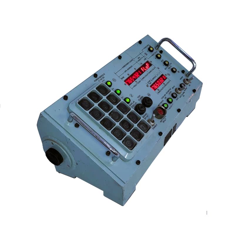 Military Sloping console With Chunky Buttons & Animated Numbers & LEDs ...