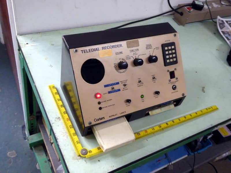 Practical industrial answerphone machine/recording/playback device ...
