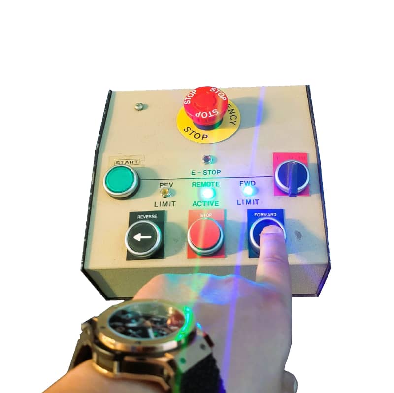 Practical Desktop Control Console With LED Lights & Emergency Stop ...