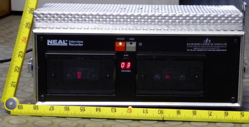 Neal 7224P practical police interview recorder | Electro Props Hire