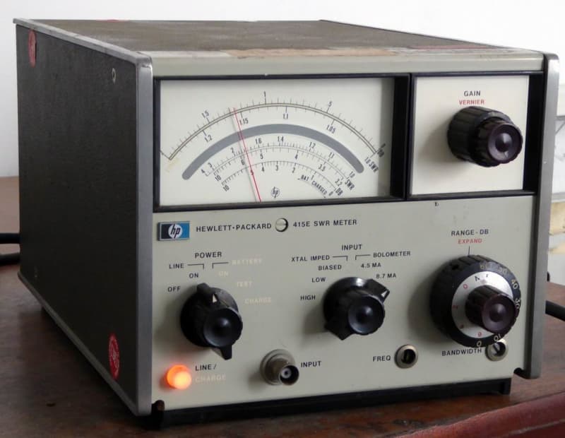 Practical HP SWR laboratory electronic instrument with analogue meter ...
