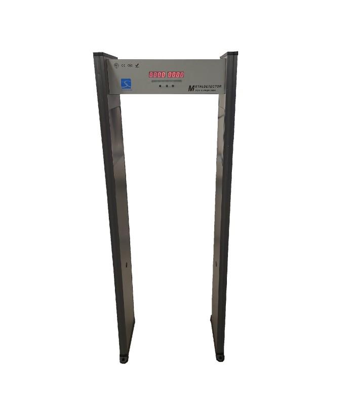 Modern airport style walk through security/knife arch metal detector ...