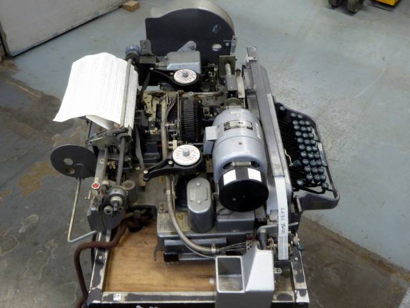 Creed model 7E telex printing/ticker tape terminal/teleprinter ...