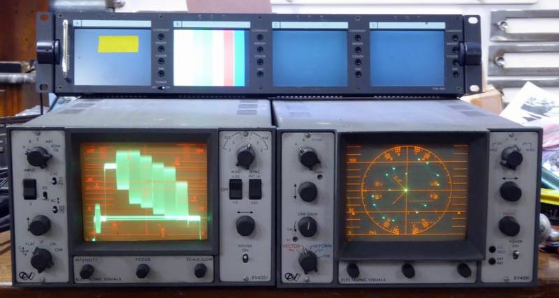 Video waveform monitors & vector displays | Electro Props Hire