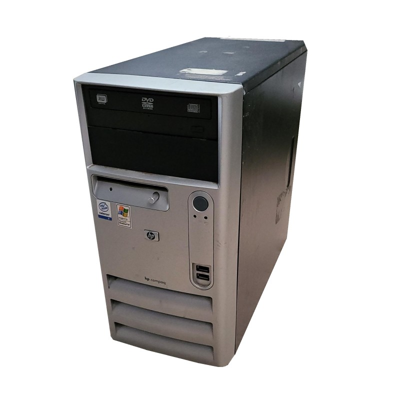 Black & Silver HP Computer Tower | Electro Props Hire