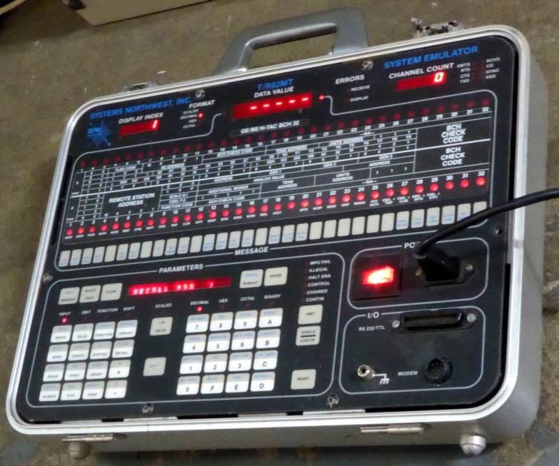 Technical telemetry/nuclear launch code type portable case | Electro ...