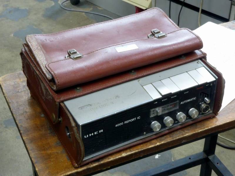 Practical period Uher 4000 reporter's reel to reel tape recorder | Electro Props Hire