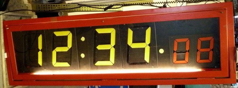 Practical giant British Rail digital station flap clock | Electro Props ...