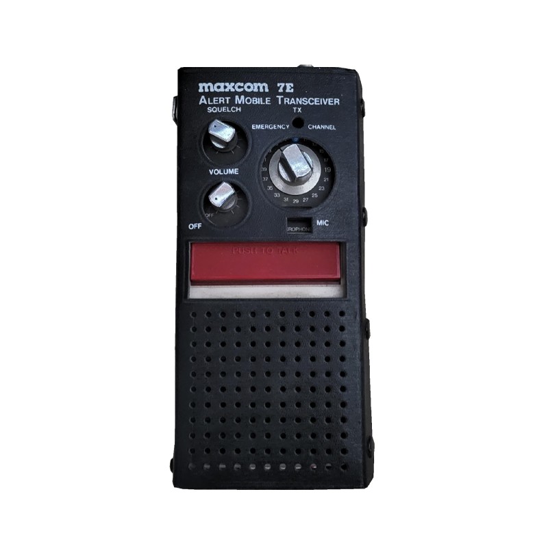 Vintage Retro 1980's Black Maxcom 7E Alert Mobile Handheld Transceiver ...