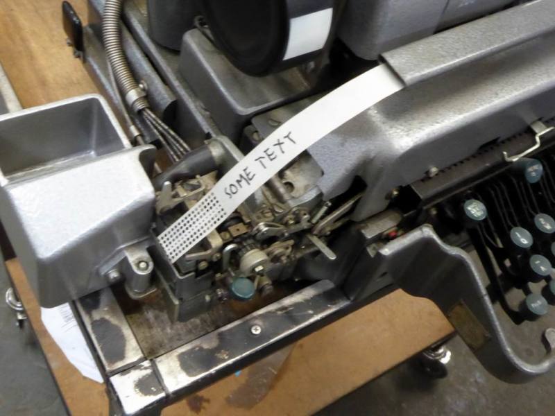 Creed model 7E telex printing/ticker tape terminal/teleprinter ...