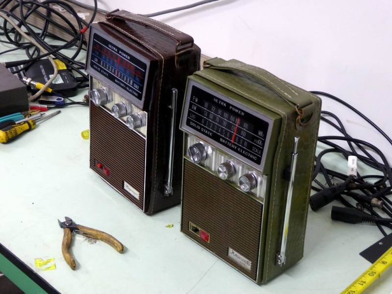 "Magic Sound" Solid State portable period radios | Electro Props Hire