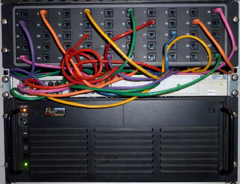 Computer server, patch panel & network hub | Electro Props Hire