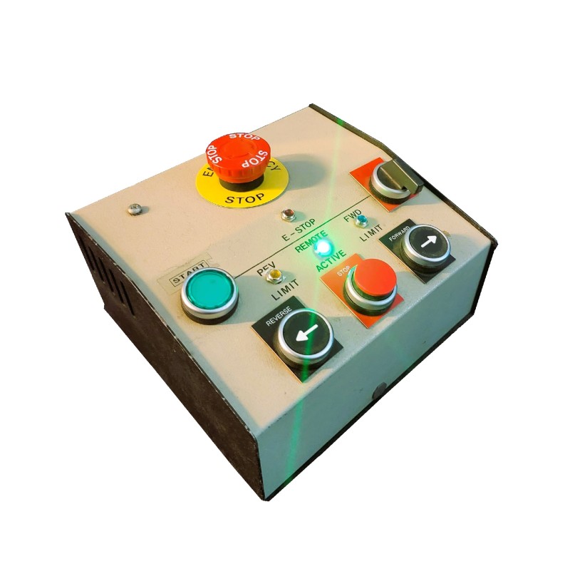 Practical Desktop Control Console With LED Lights & Emergency Stop ...