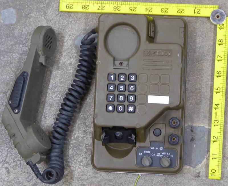 Ruggedised military/army telephone | Electro Props Hire
