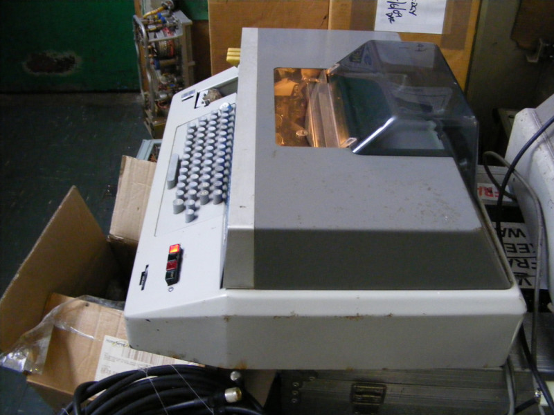 Fully practical period teleprinter, telex, Teletype, ticker tape ...