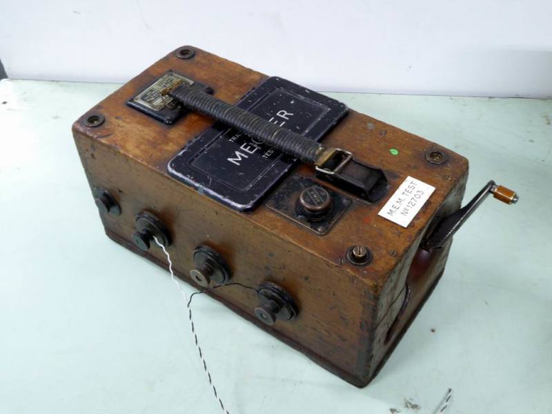 Vintage electrical leakage safety tester/ electric shock torture ...