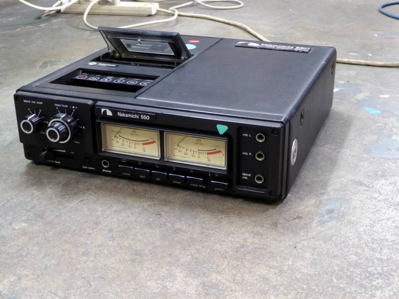 Nakamichi 550 desktop cassette recorder | Electro Props Hire