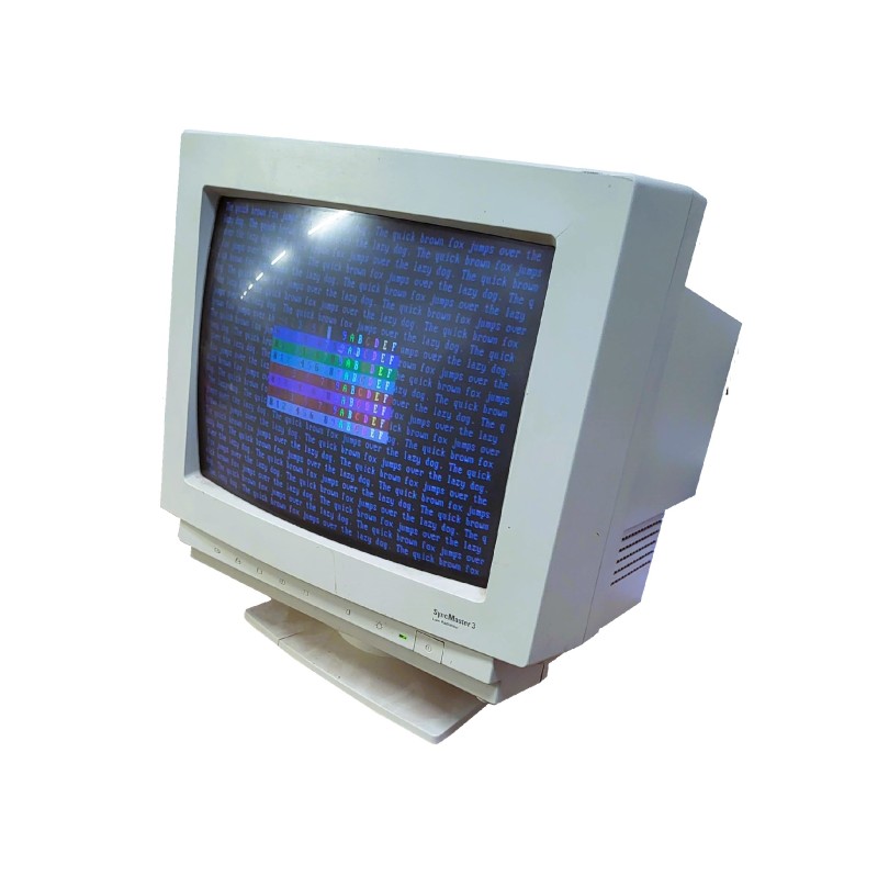 1990's Beige Desktop 15" Computer CRT Monitor | Electro Props Hire