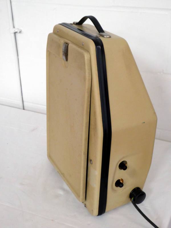 Practical 1950s-1960s portable microfiche viewer | Electro Props Hire