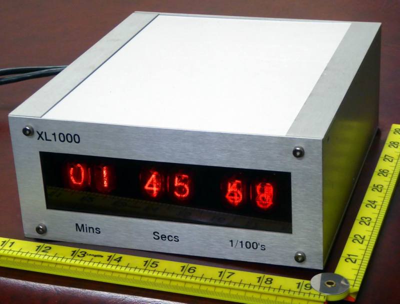 Programmable Nixie tube counter/timer/clock with laptop controller ...