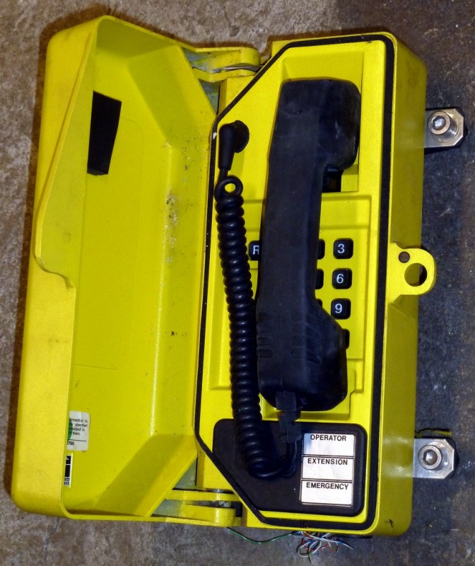 Wall mount industrial phones | Electro Props Hire