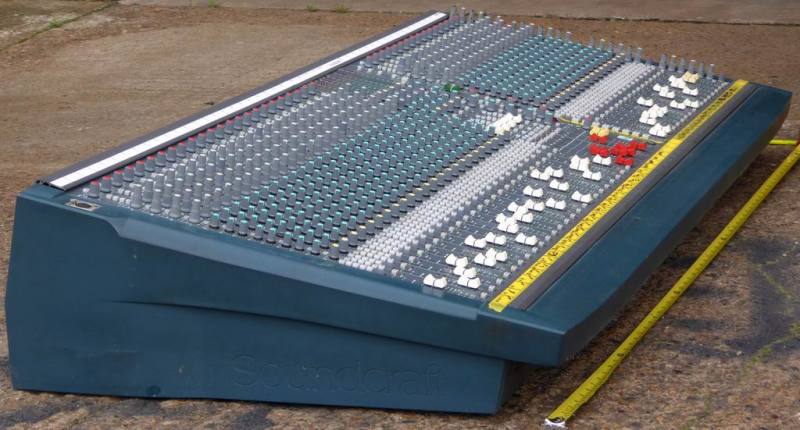 Huge 40 channel Soundcraft K3 theatre audio mixer | Electro Props Hire