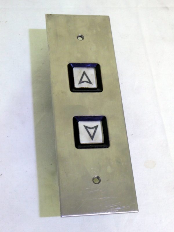 Vandal resistant stainless steel backlightable lift call buttons ...