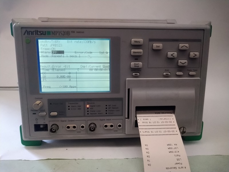 Anritsu laboratory analyzer with digital screen & strip printer ...
