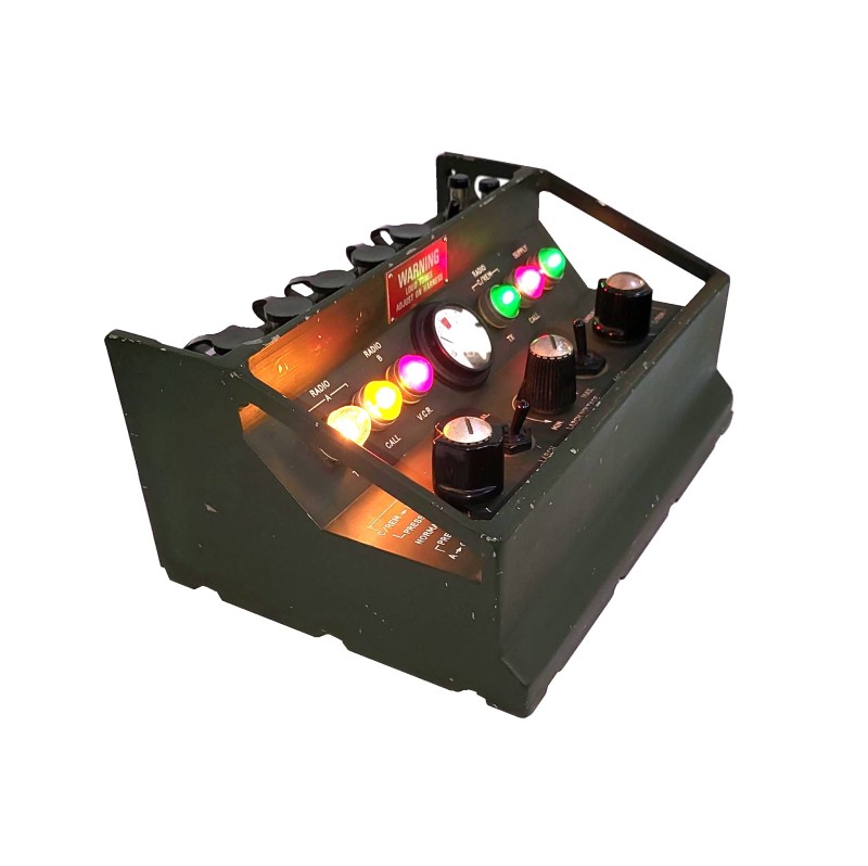 Khaki Military Radio Control Console | Electro Props Hire