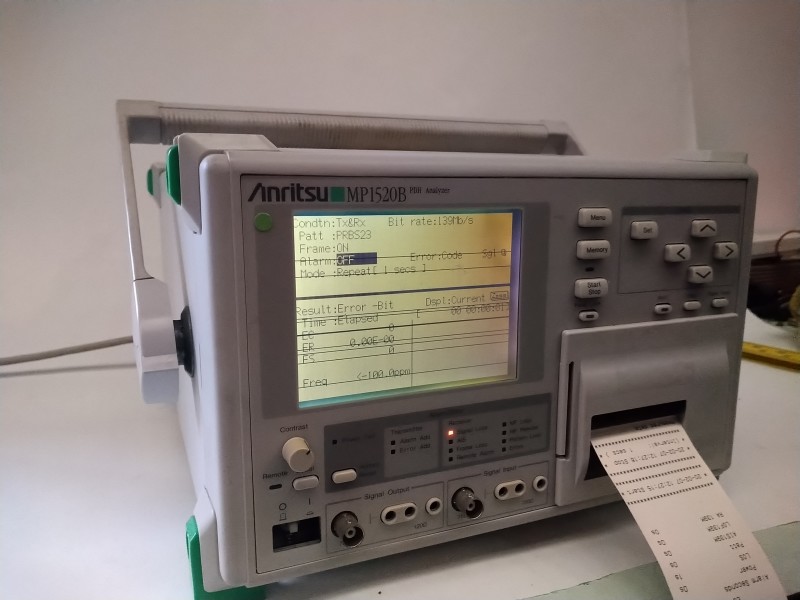 Anritsu laboratory analyzer with digital screen & strip printer ...