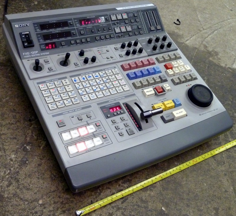 Practical Sony video console | Electro Props Hire