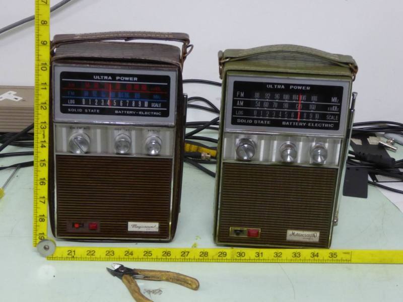 "Magic Sound" Solid State portable period radios | Electro Props Hire