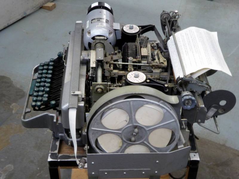 Creed model 7E telex printing/ticker tape terminal/teleprinter | Electro Props Hire