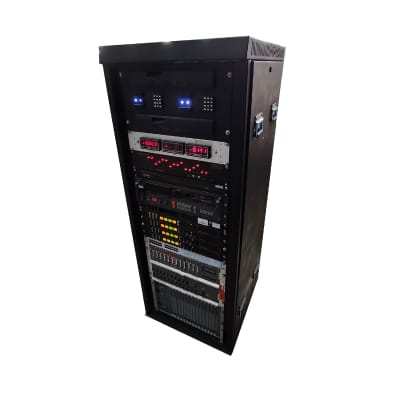 Network Cabinet With Red Flashing LED's | Electro Props Hire