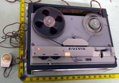 Practical 1950s-1960s Akai reel to reel tape recorder | Electro Props Hire