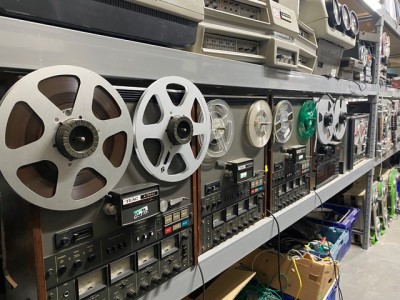 Non Practical Mini Portable Reel 2 Reel tape recorder/player | Electro Props Hire