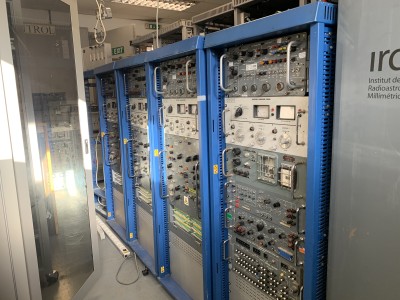 Practical electronics server rack with retro panel & 4 reel to reel ...