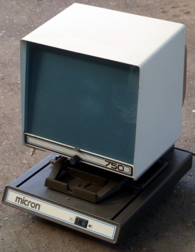 Optical items - microfiche & microfilm viewers/readers.& projectors ...