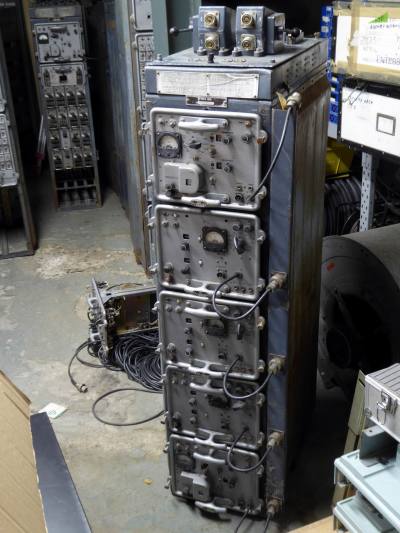 Genuine Soviet/Russian/cold war electronics rack with plugin modules ...