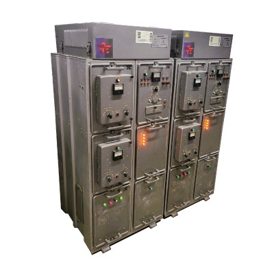 Genuine Soviet/Russian/cold war electronics rack with plugin modules ...