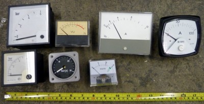 Gauges, meters and dials | Electro Props Hire