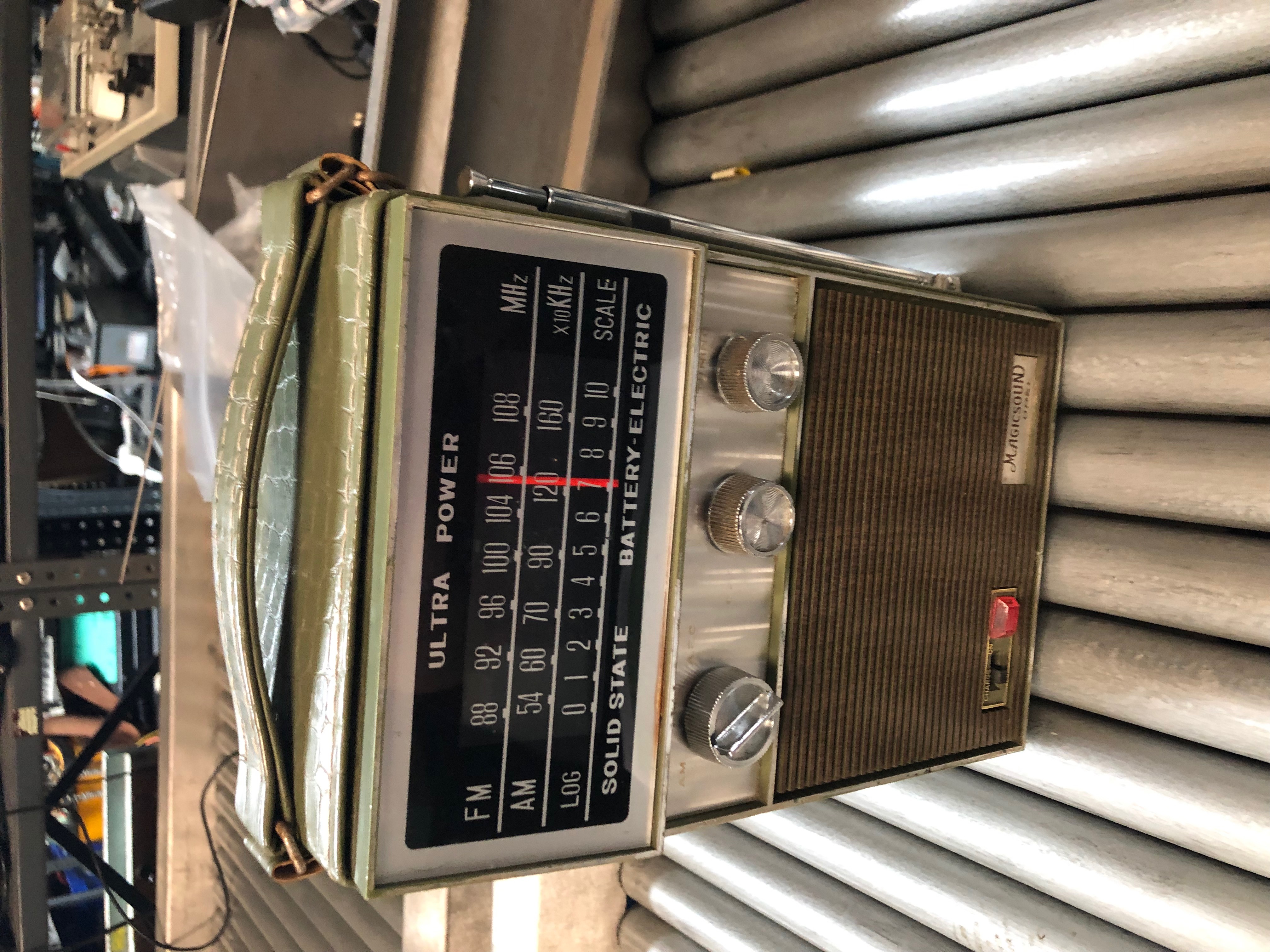"Magic Sound" Solid State portable period radios | Electro Props Hire