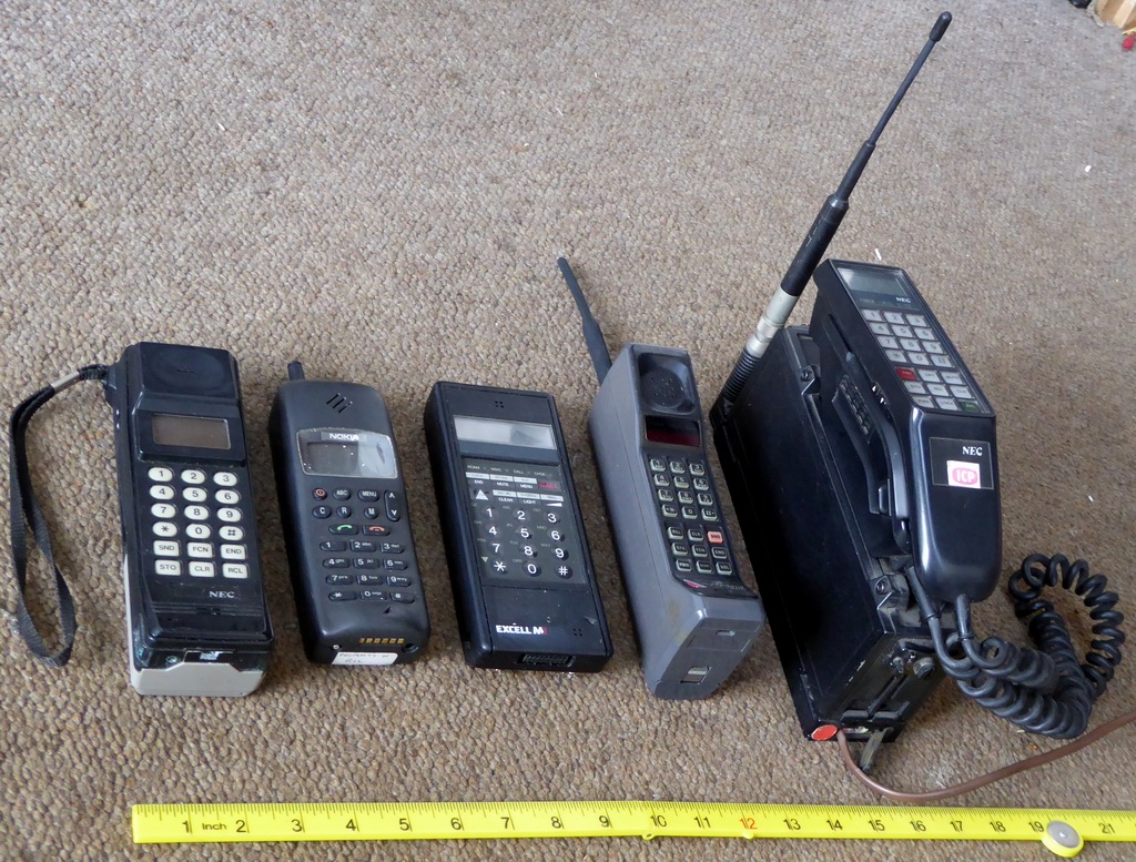 Example Selection of vintage mobiles from the 1980s | Electro Props Hire